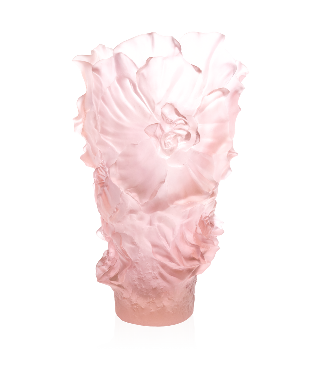 Camelia Magnum vase Pink 99ex – Daum